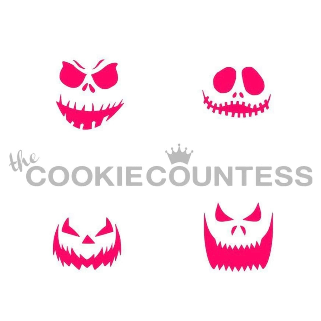 Pumpkin Faces Stencil Busy Bakers Supplies